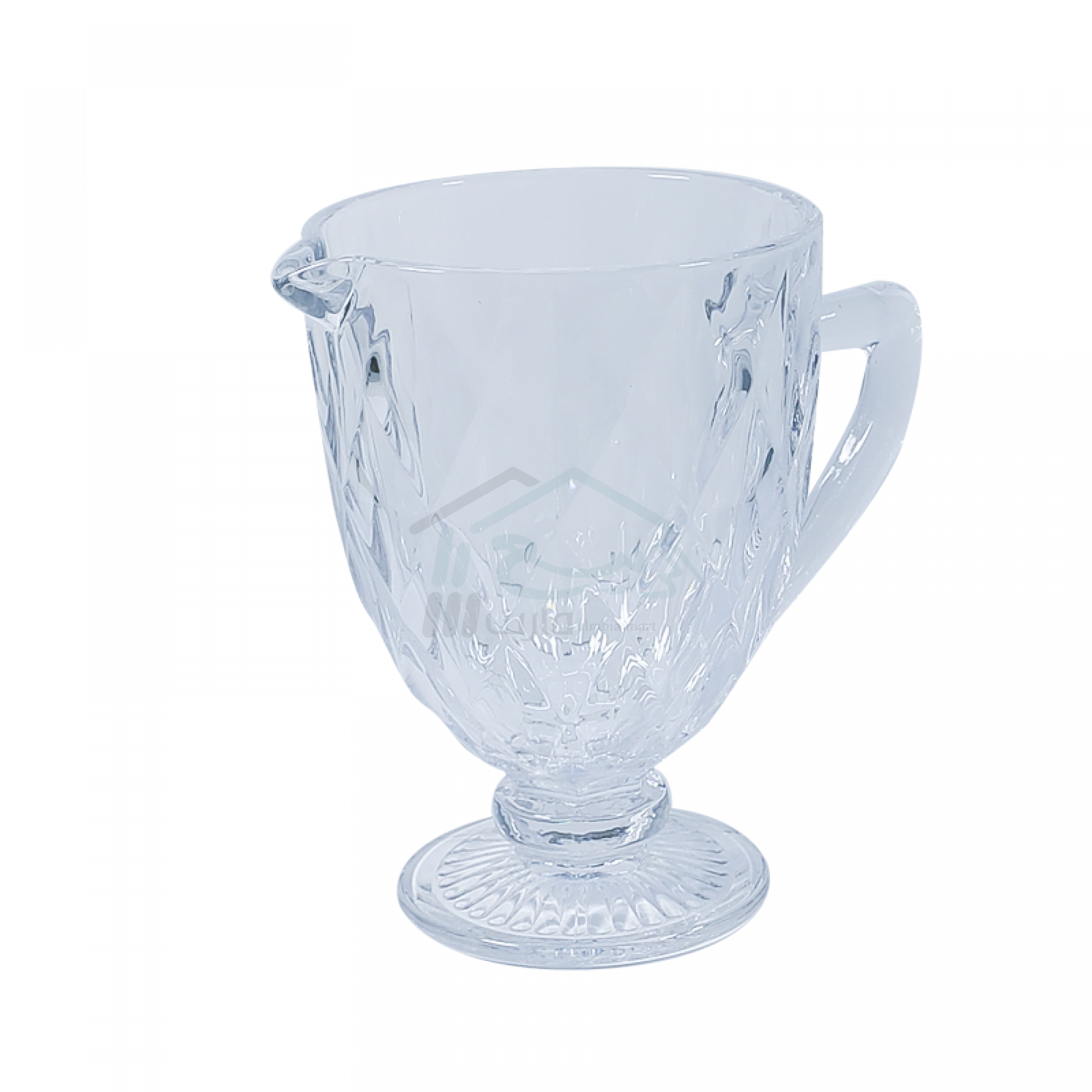 Ribbed Glass Jack with Handle 1.1 Liter No. 321324