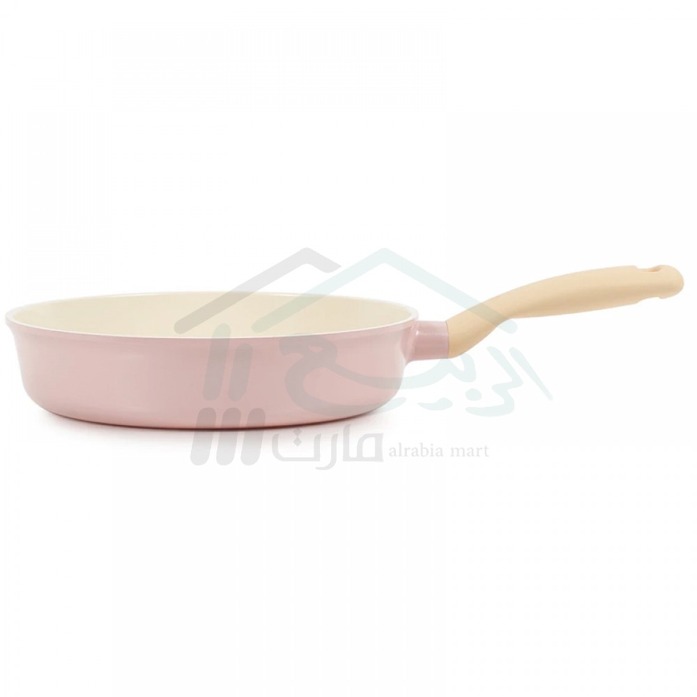 Neoflam 28 cm Cast Aluminum Frying Pan with Soft-Touch Handle and ...