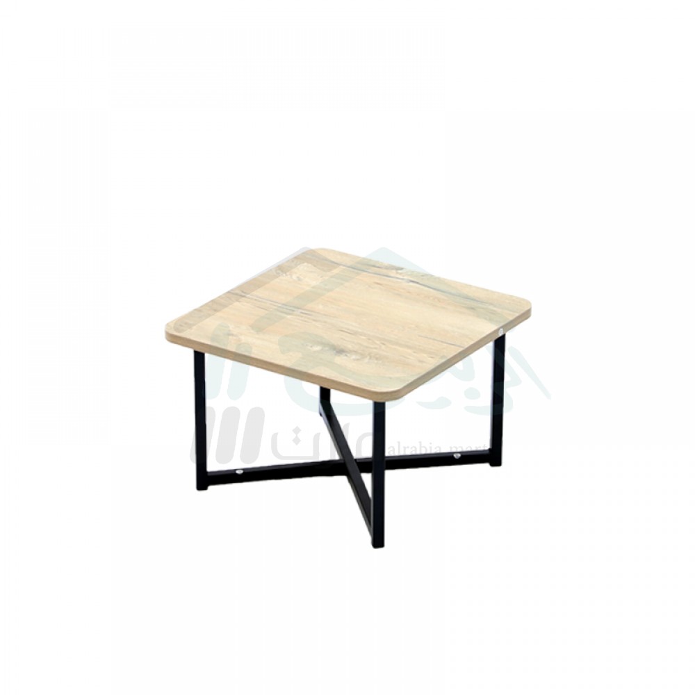 Beige wood floor service tables set 1+4: 3344
