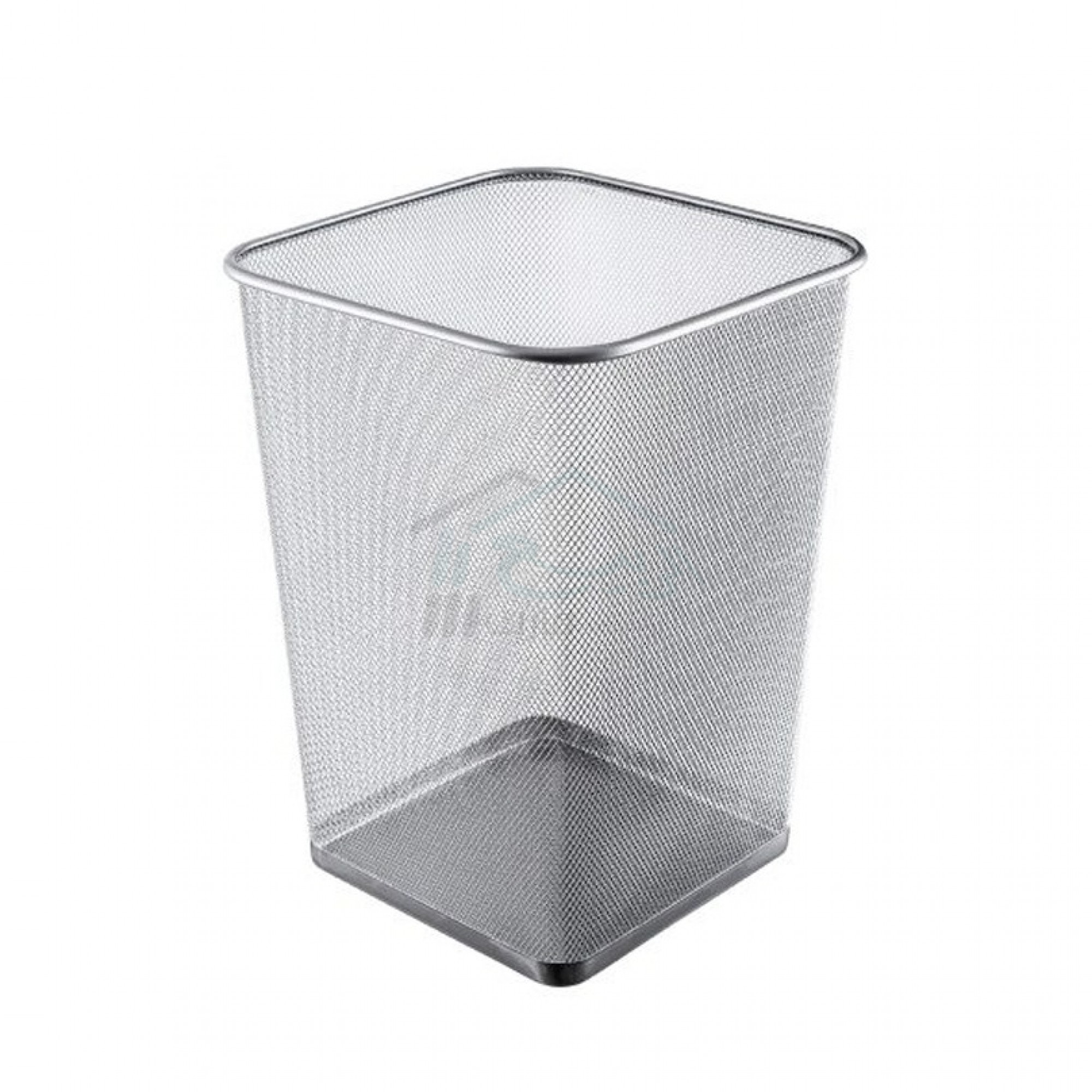 Mesh Paper Waste Bin Silver No. SH16396